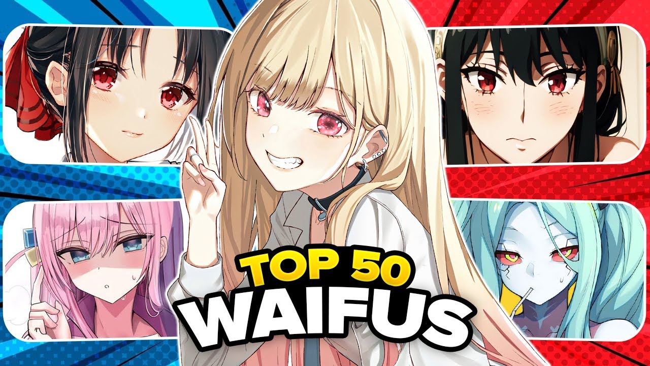 MIS 50 WAIFUS FAVORITAS - YouTube
