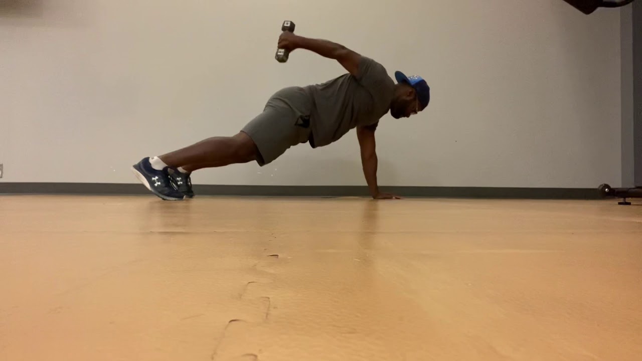 High plank shoulder circuit - YouTube