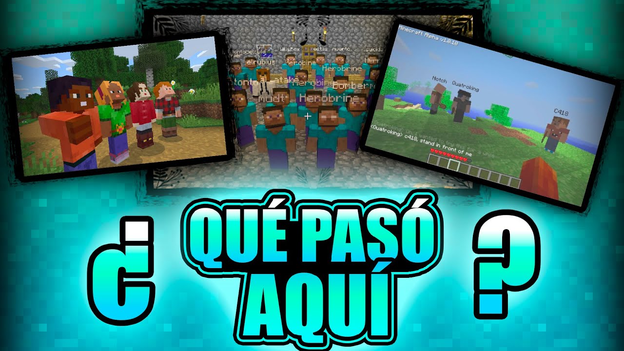 ¿Qué le pasó a la comunidad de Minecraft? 🤔 - YouTube