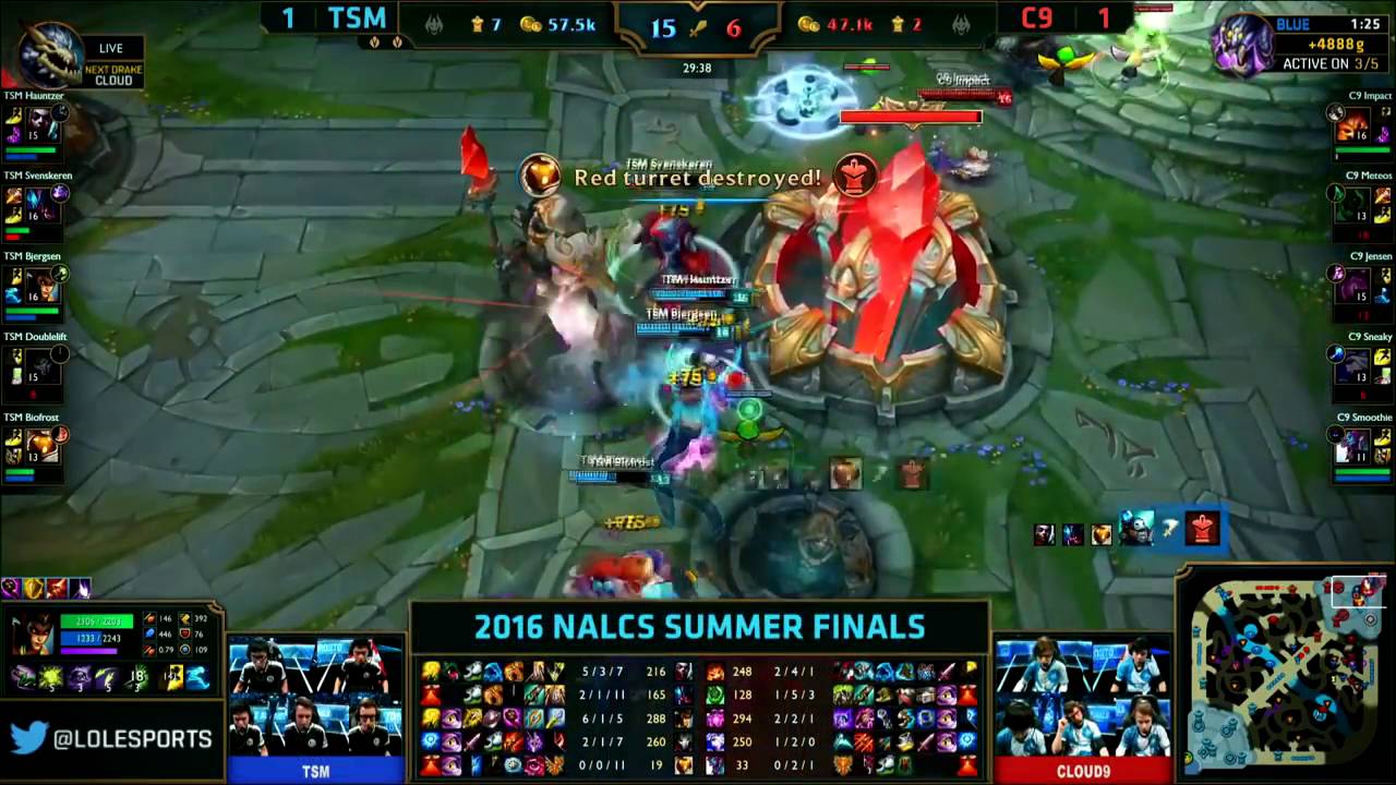 League of Legends - GRAND FINAL TSM VS C9 HIGHLIGHT MONTAGE 2016 - YouTube