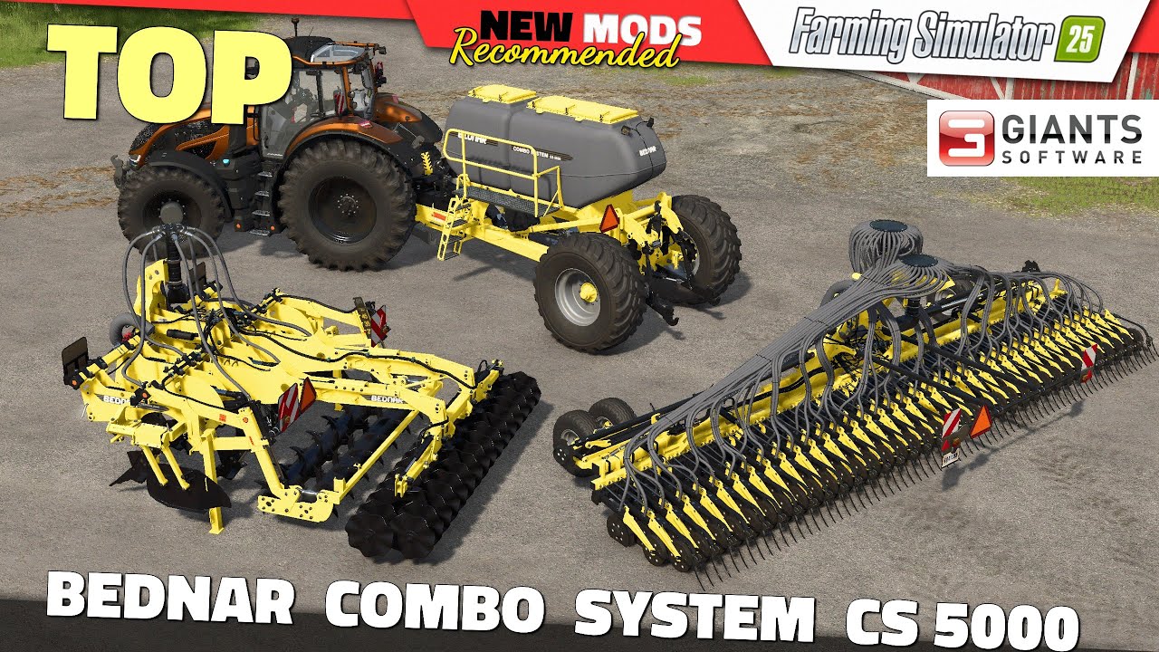 FS25 | BEDNAR COMBO SYSTEM CS 5000 (by GIANTS) - Farming Simulator 25 Mods Review 2K60 - YouTube