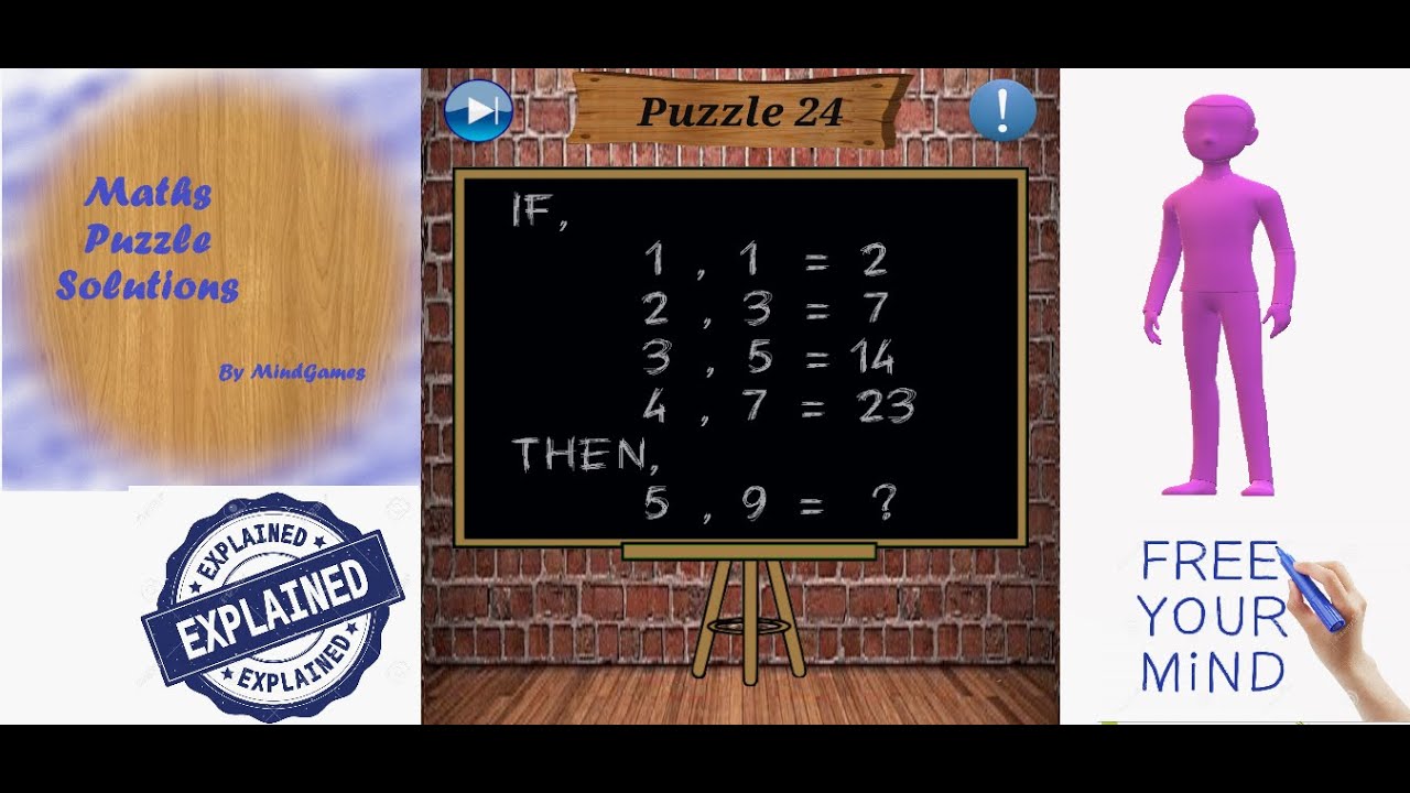 Maths Puzzle 24 Explained - YouTube