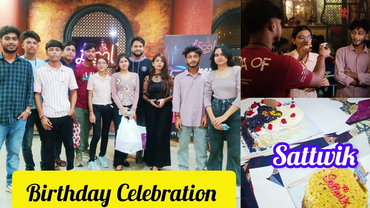 Birthday Celebration Of Sattwik At Bar || Star Mall Bar #BENJERRY - YouTube