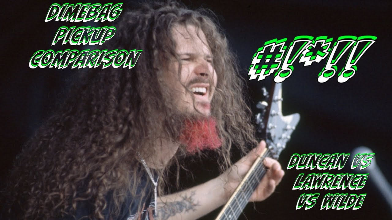 Dimebag Darrell Pickup Comparison - YouTube
