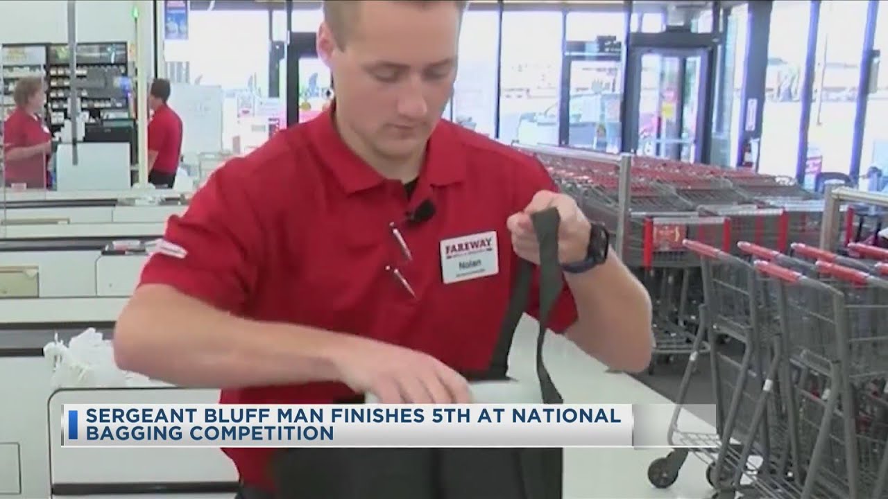 Sergeant Bluff man finishes top 5 in national bagging competition - YouTube