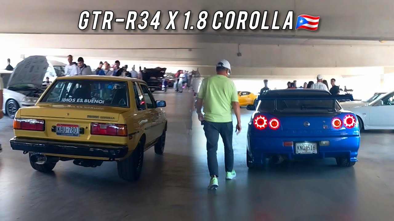 GTR-R34 x Rotativo Toyota 1.8 Corolla ( Cultura Automotriz en Puerto ...