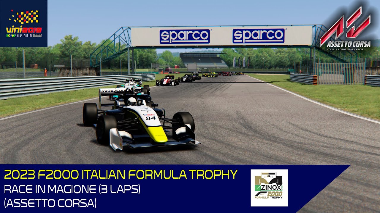 2023 F2000 Italian Formula Trophy | Race in Magione (3 laps) | (Assetto ...