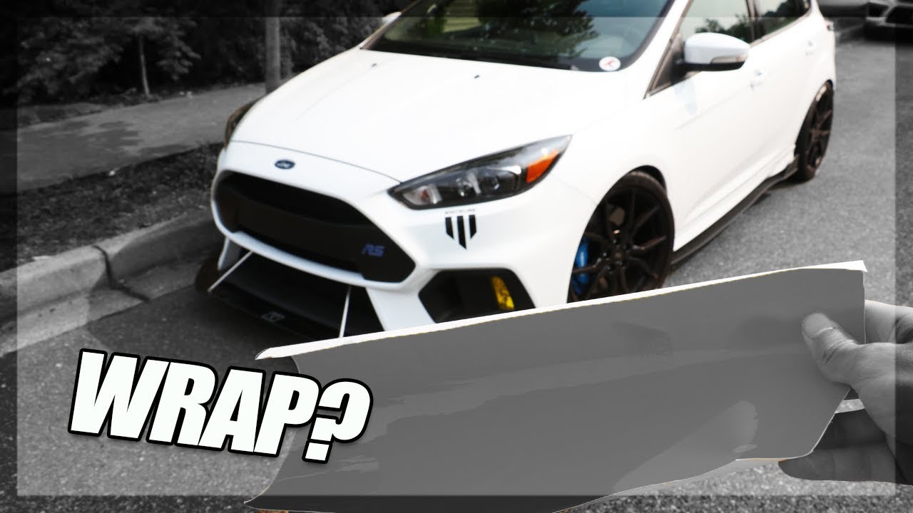 Wrapping my Focus RS? - YouTube
