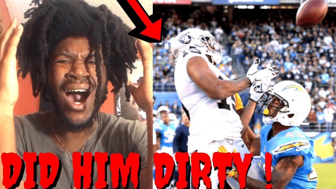 CHARGERS VS RAIDERS REACTION NFL WEEK 10 HIGHLIGHTS - DID HIM DIRTY ...