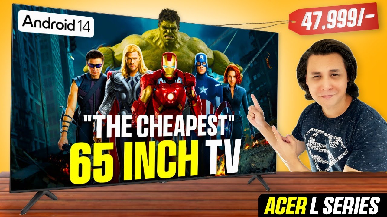 Acer L Series Launched | THE CHEAPEST 65 INCH TV WITH ANDROID 14 ...