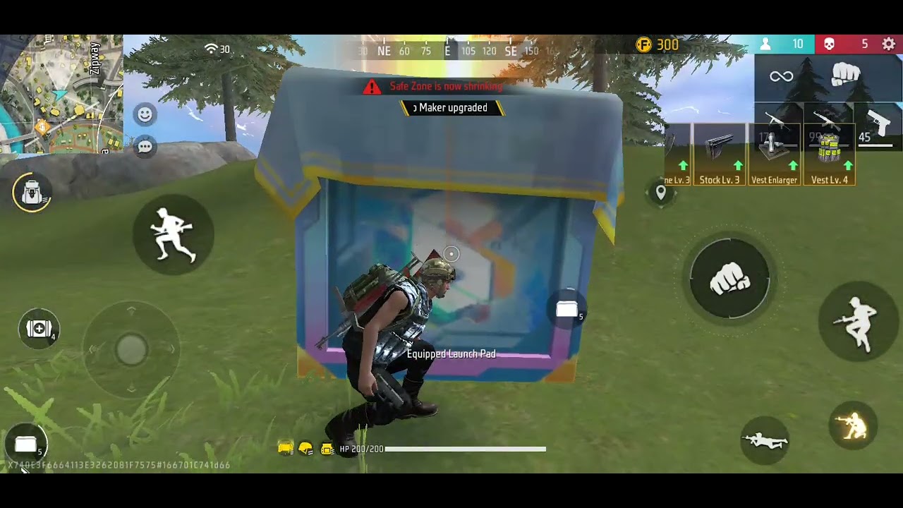 Free fire First Gameplay With Adam# Free Fire New Gameplay # - YouTube