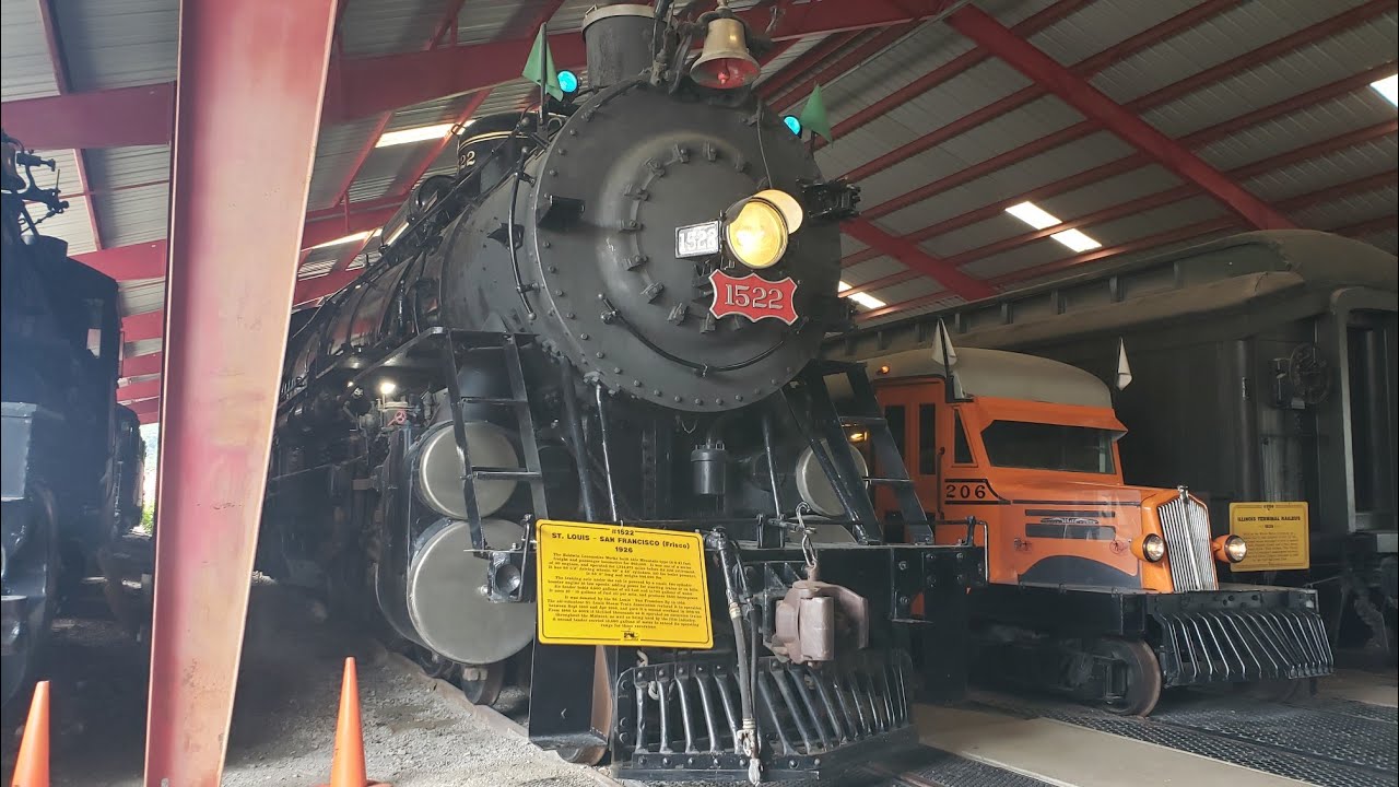 Frisco 1522 at the National Museum of Transportation - YouTube
