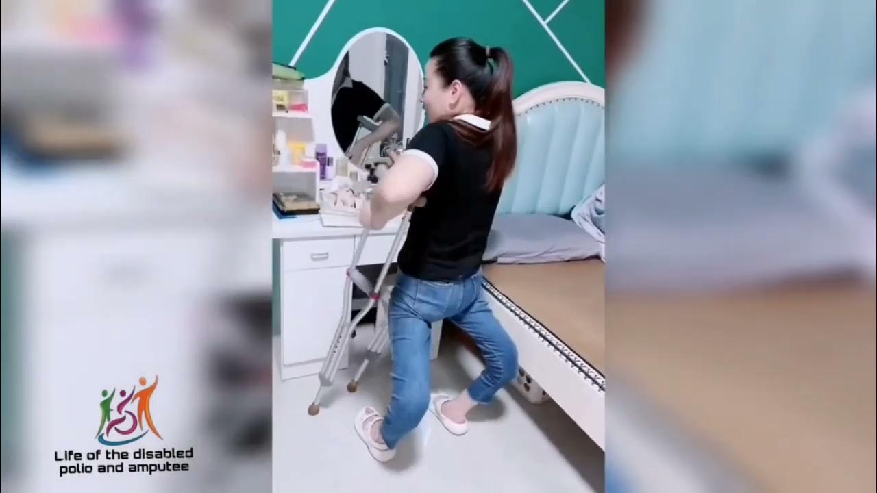 The Beautiful Woman With Polio Challenges The Disability Of Walking