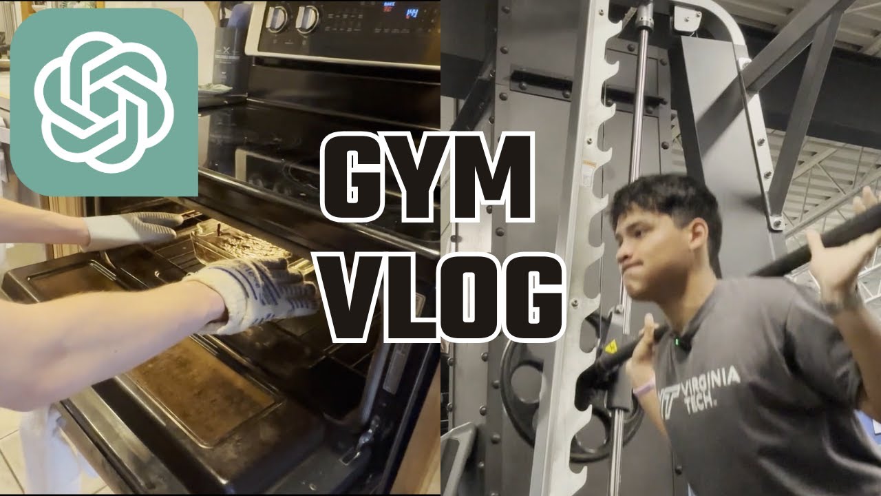 Gym Vlog + ChatGPT Recipes!?! - YouTube