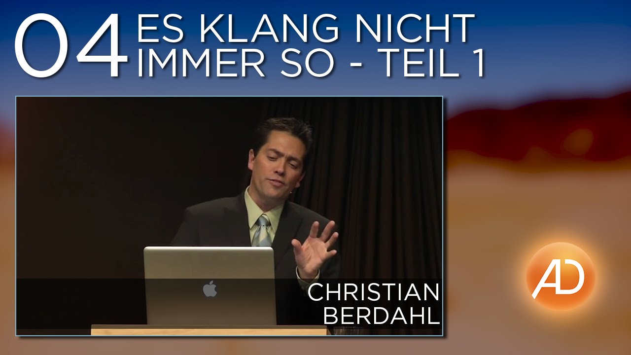 Christian Berdahl, Soundcheck, 04. Es klang nicht immer so - Teil 1 ...