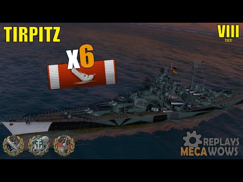 Tirpitz 6 Kills & 183k Damage | World of Warships Gameplay - YouTube