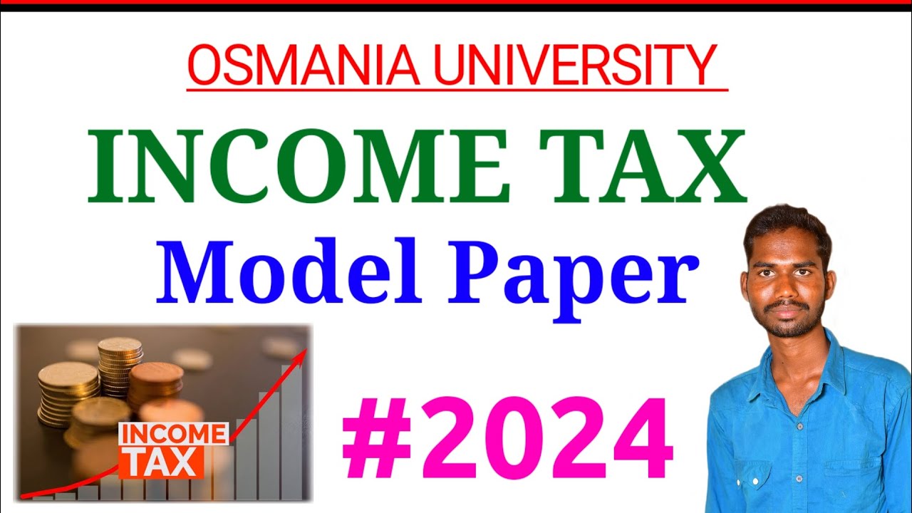 Income tax important Damsure Questions 🚨 osmania University income tax ...