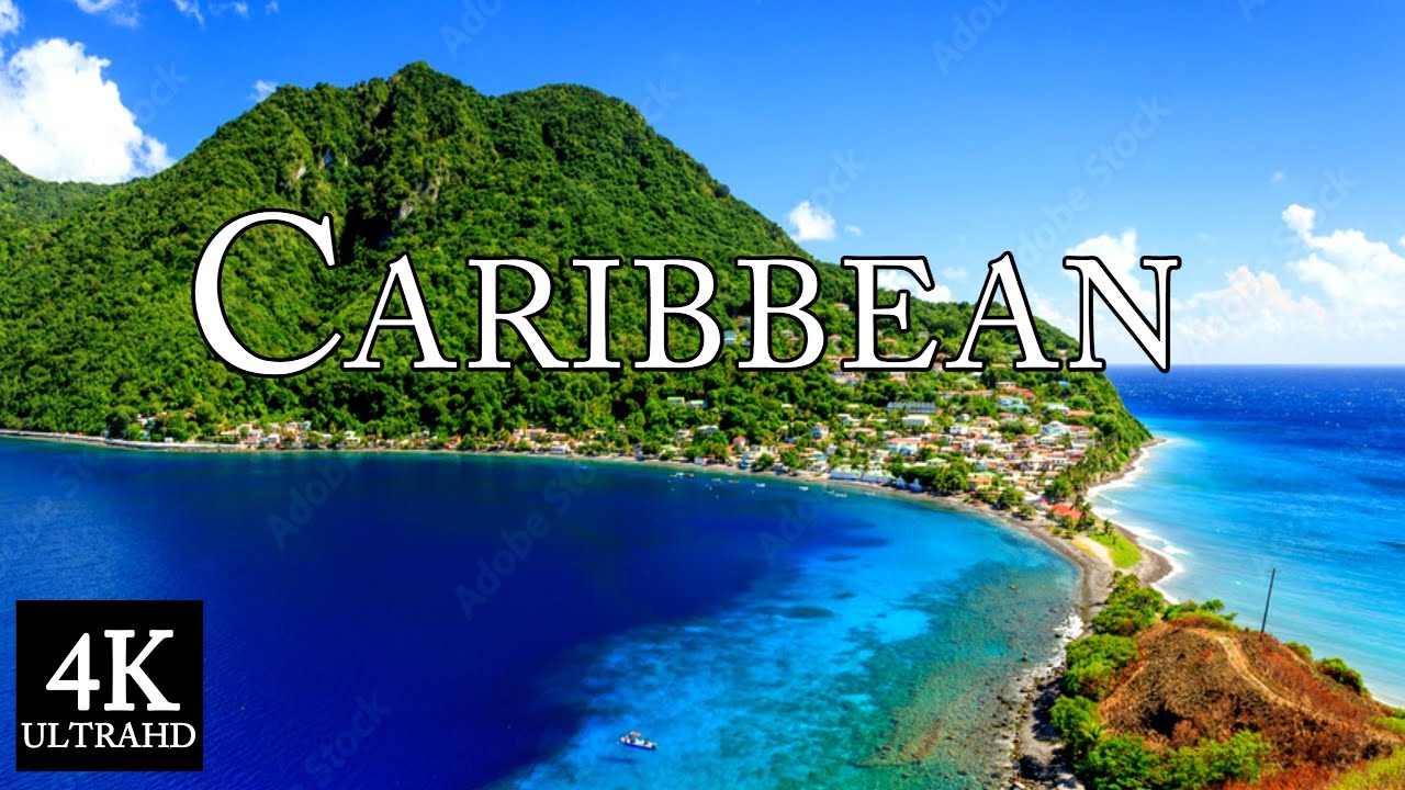 Caribbean 4K - Beautiful Martinique Aerial Drone Film With Relaxing ...