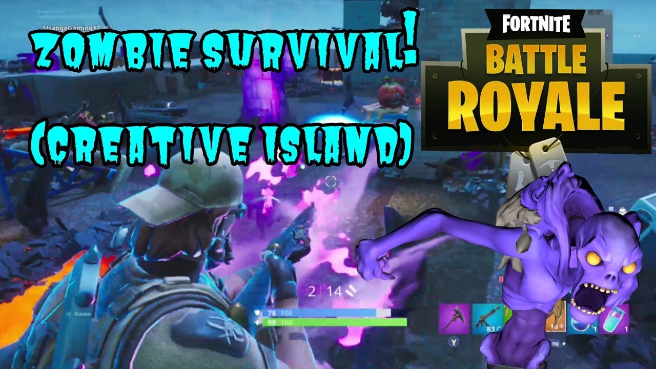Fortnite - Fortnite Zombie Survival Island - YouTube