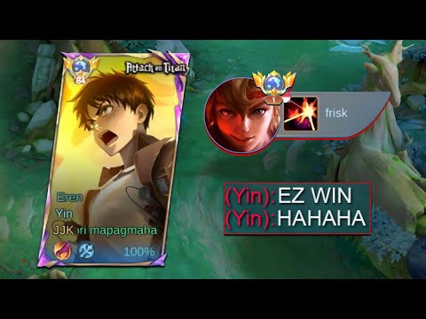 ITADORI vs. TOP 1 GLOBAL YIN IN HIGH RANK!!💀 (Who will win?) - MLBB
