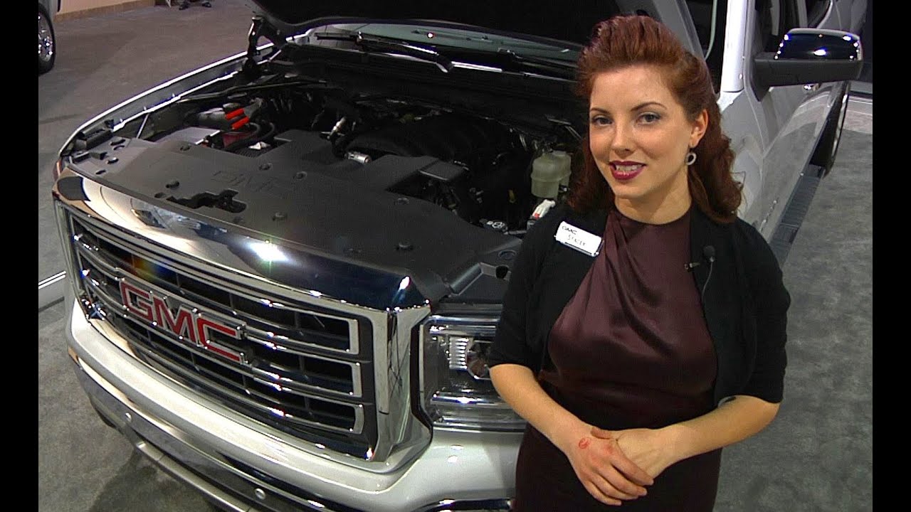Sassy SpokesModel Stacey Reveals the All-New GMC Sierra! - YouTube