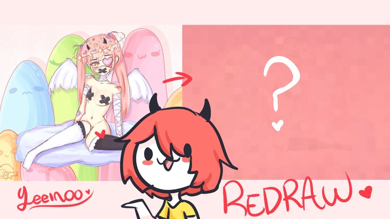 Cute Hell - Redraw Speed Paint (PaintToolSai) ♡ - YouTube