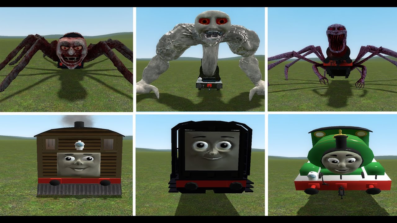 NEW THOMAS & FRIENDS IN GARRY'S MOD (THOMAS,PERCY,GORDON,JAMES,EMILY ...