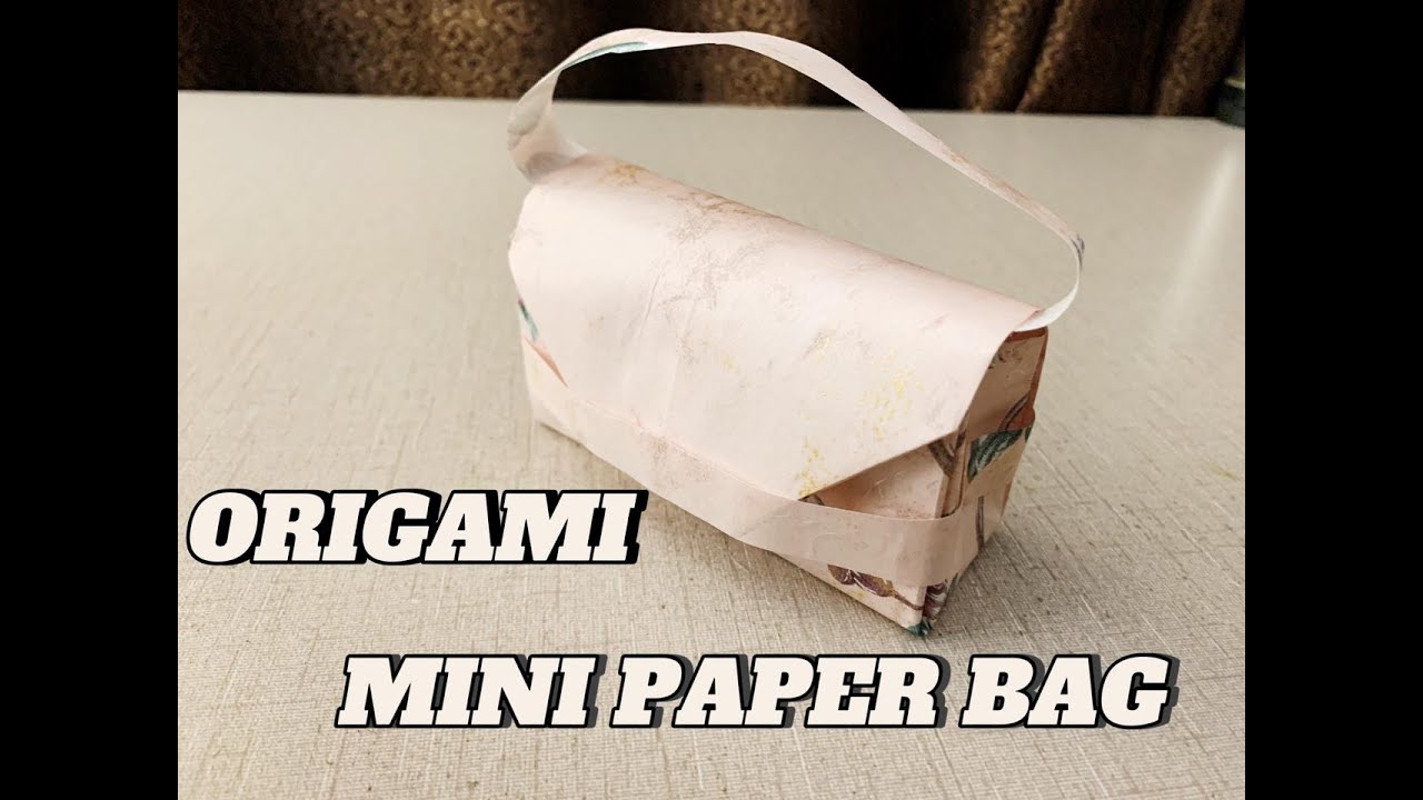 How to Make a Mini Origami Paper Bag | Easy DIY Craft | Sehar Artology ...