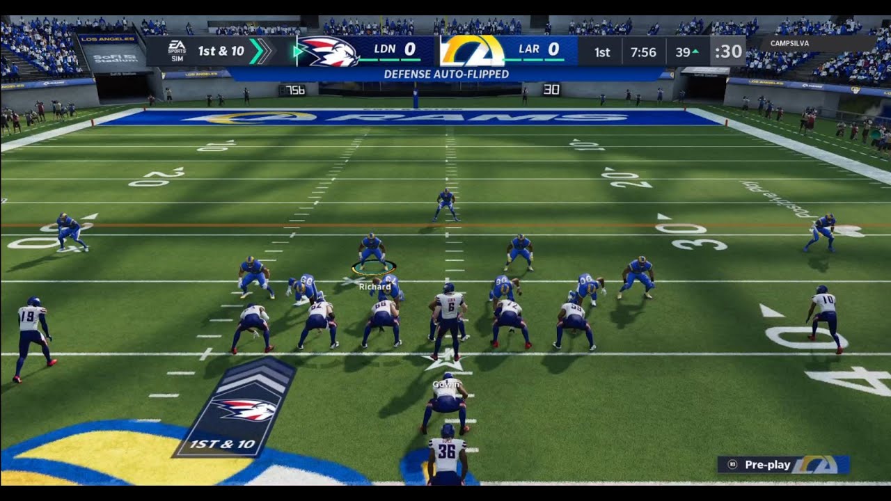 Madden NGEL Season 4 Week 7 - Bulldogs vs Rams - YouTube