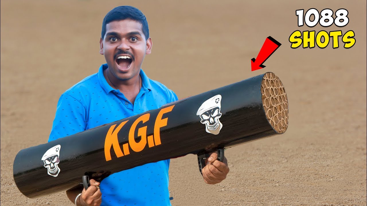 KGF Monster Machine Gun - Diwali Special 💥🔥 Telugu Experiments - YouTube