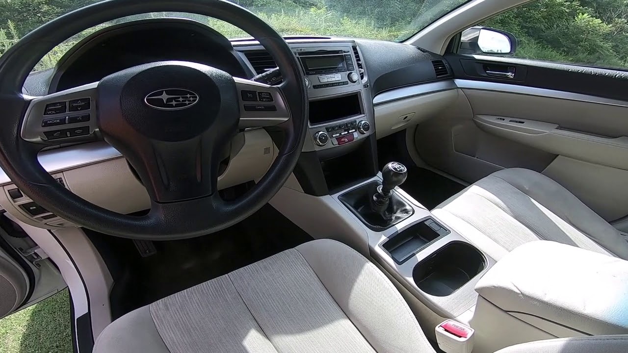 2012 Subaru Outback 2.5i AWD 6 speed manual - YouTube