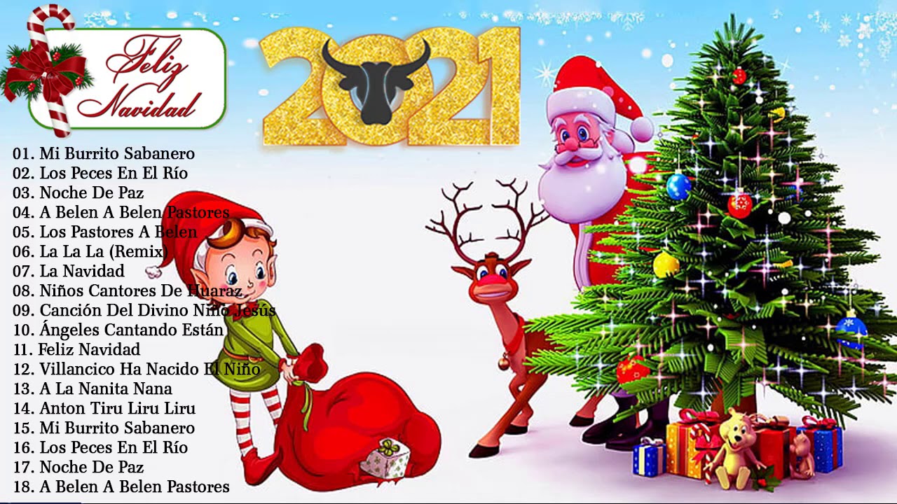 Música de Navidad en Español 2021 - 30 Mejores Villancicos Navideños ...