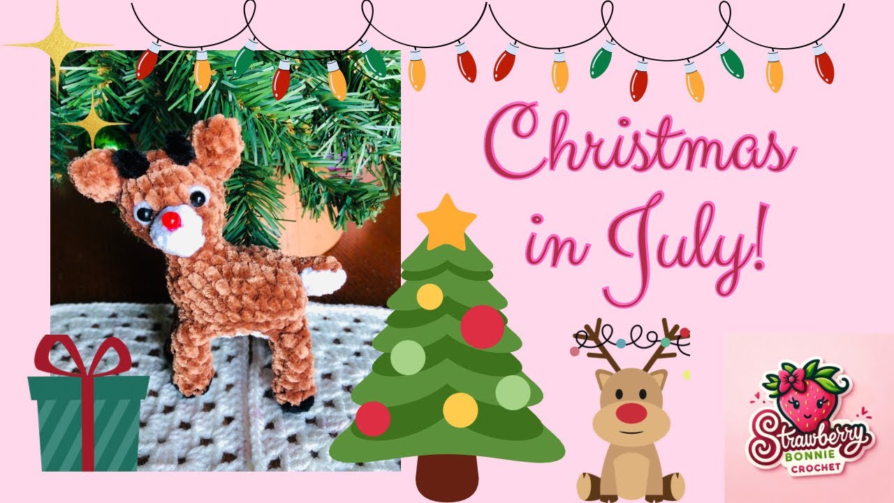 Rudolph The Red-Nosed Reindeer Amigurumi / New Christmas In July ...
