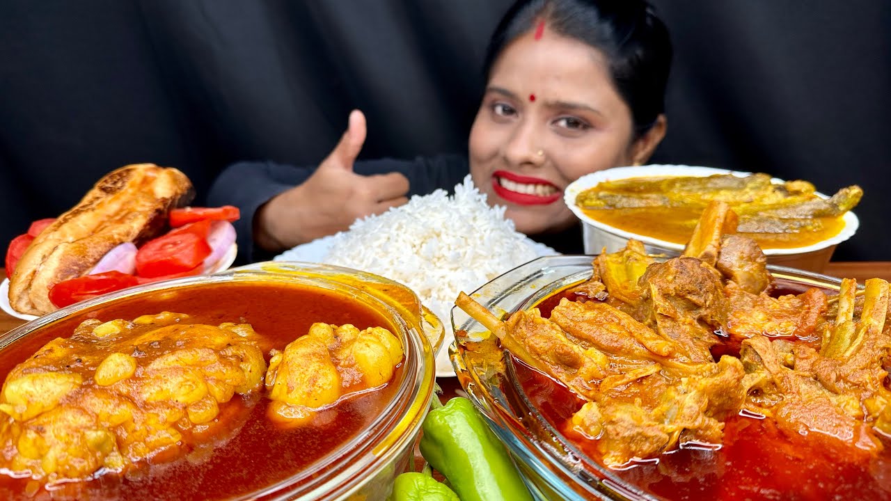 Eating: Mutton Fat Curry, Mutton Curry, Chicken Hot Dog, Fish Curry ...