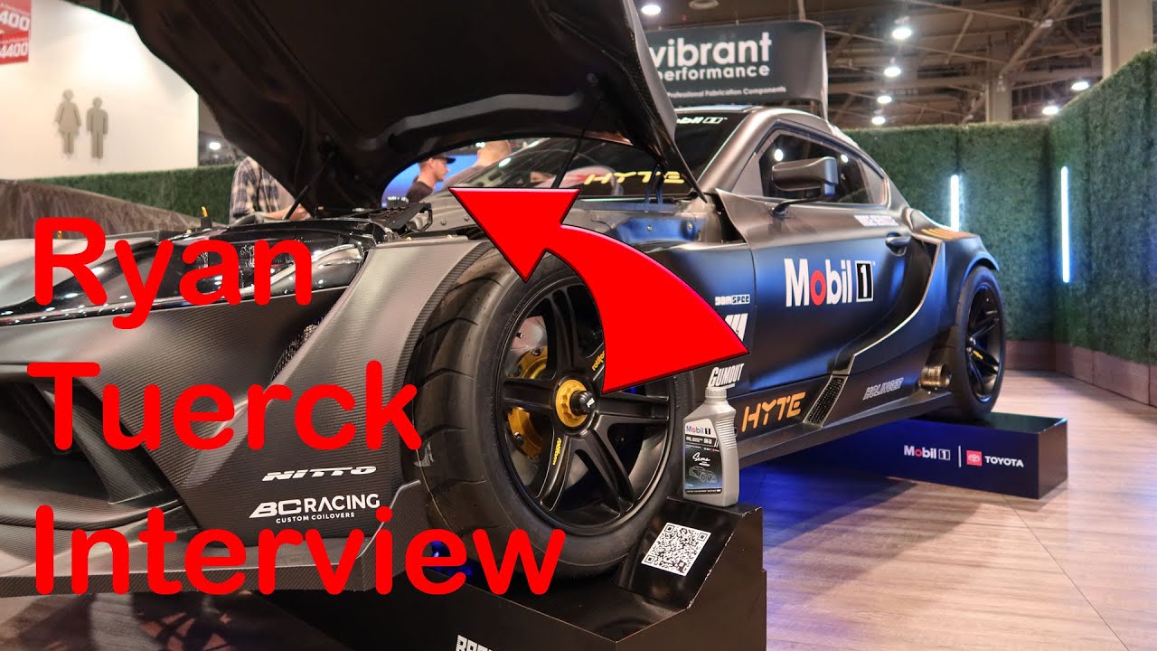 RYAN TUERCK Formula SUPRA x HYTE - SEMA Show 2021 Interview At MOBIL 1 ...