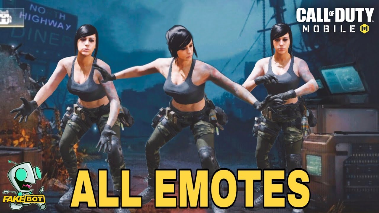 CALL OF DUTY MOBILE EMOTES 2020 - YouTube