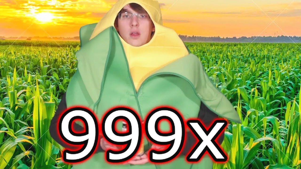 corn 999x speed meme - YouTube
