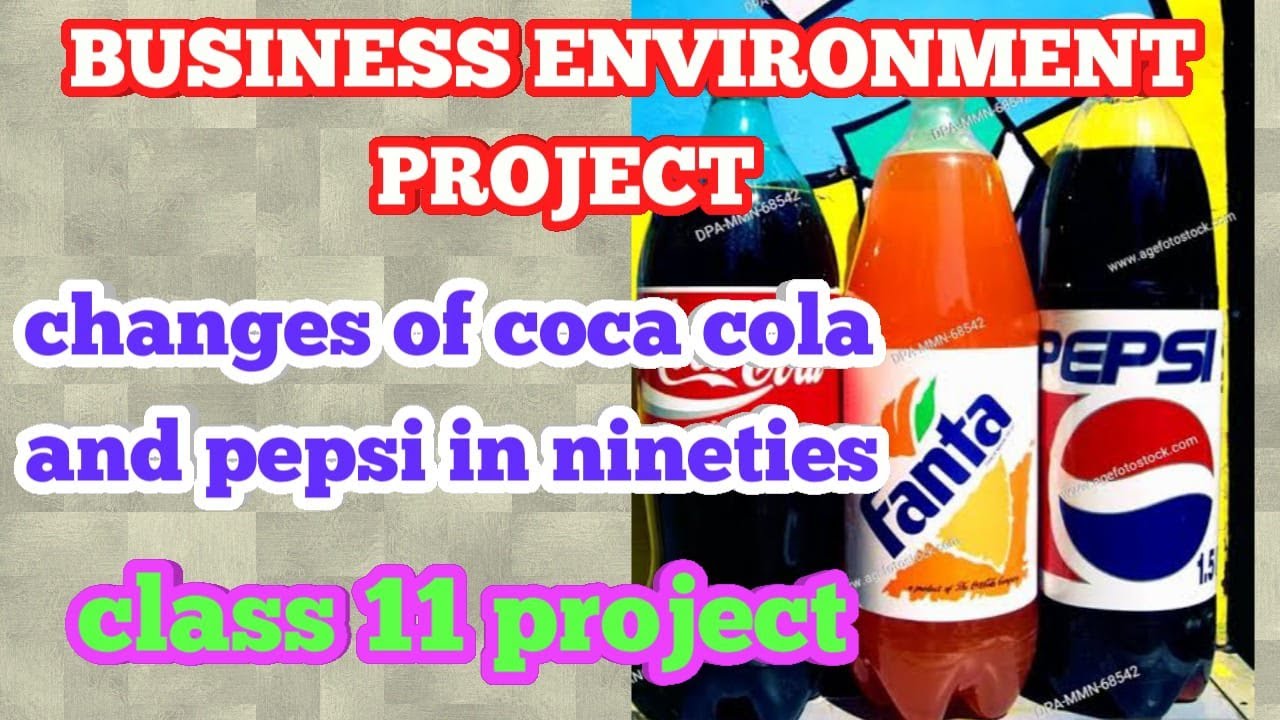 business environment project on coca cola and pepsi in nineties - YouTube