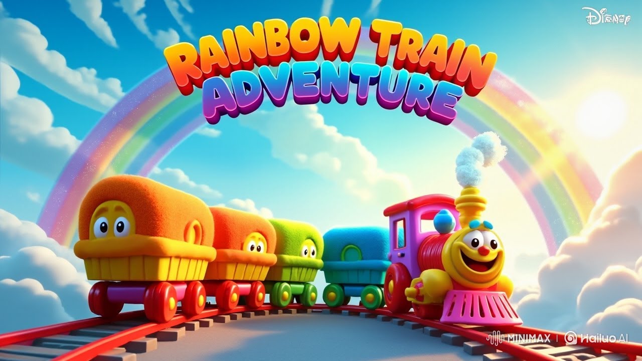 "Rainbow Train Adventure – Learn Colors with Train " - YouTube