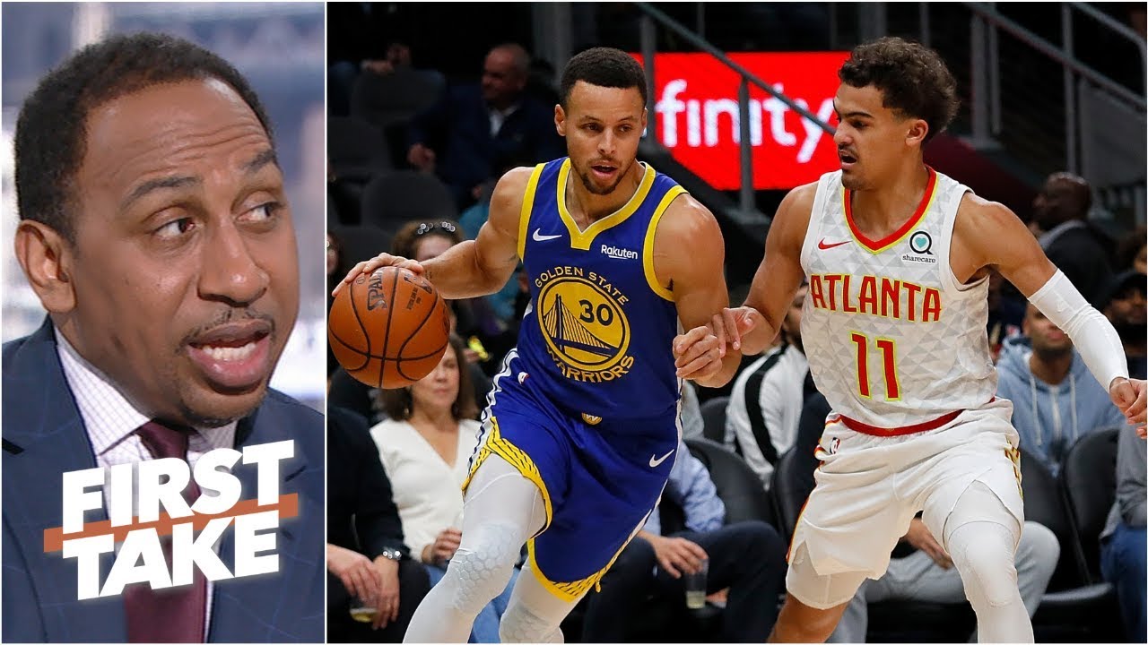 Trae Young 'has the potential' to be the new Steph Curry - Stephen A ...