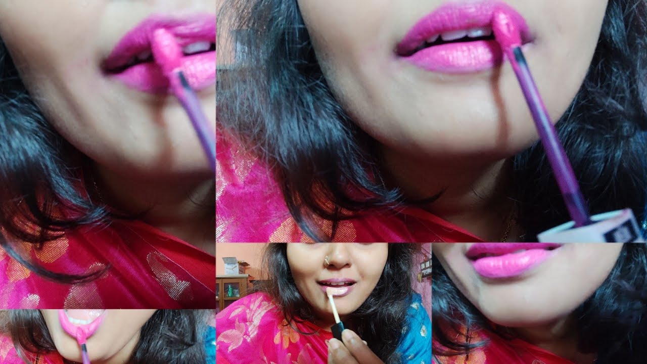 how to apply pink lipstick on my lips💋 - YouTube