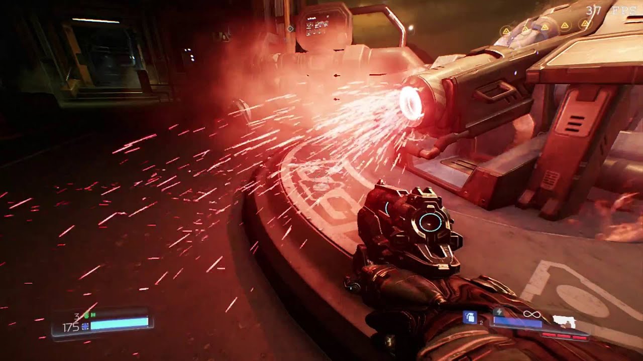 DOOM 2016 Particle System Test - YouTube