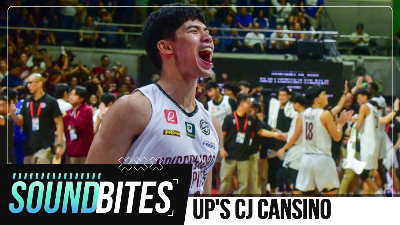 CJ Cansino shares thoughts on UAAP Season 86 Finals | Soundbites - YouTube