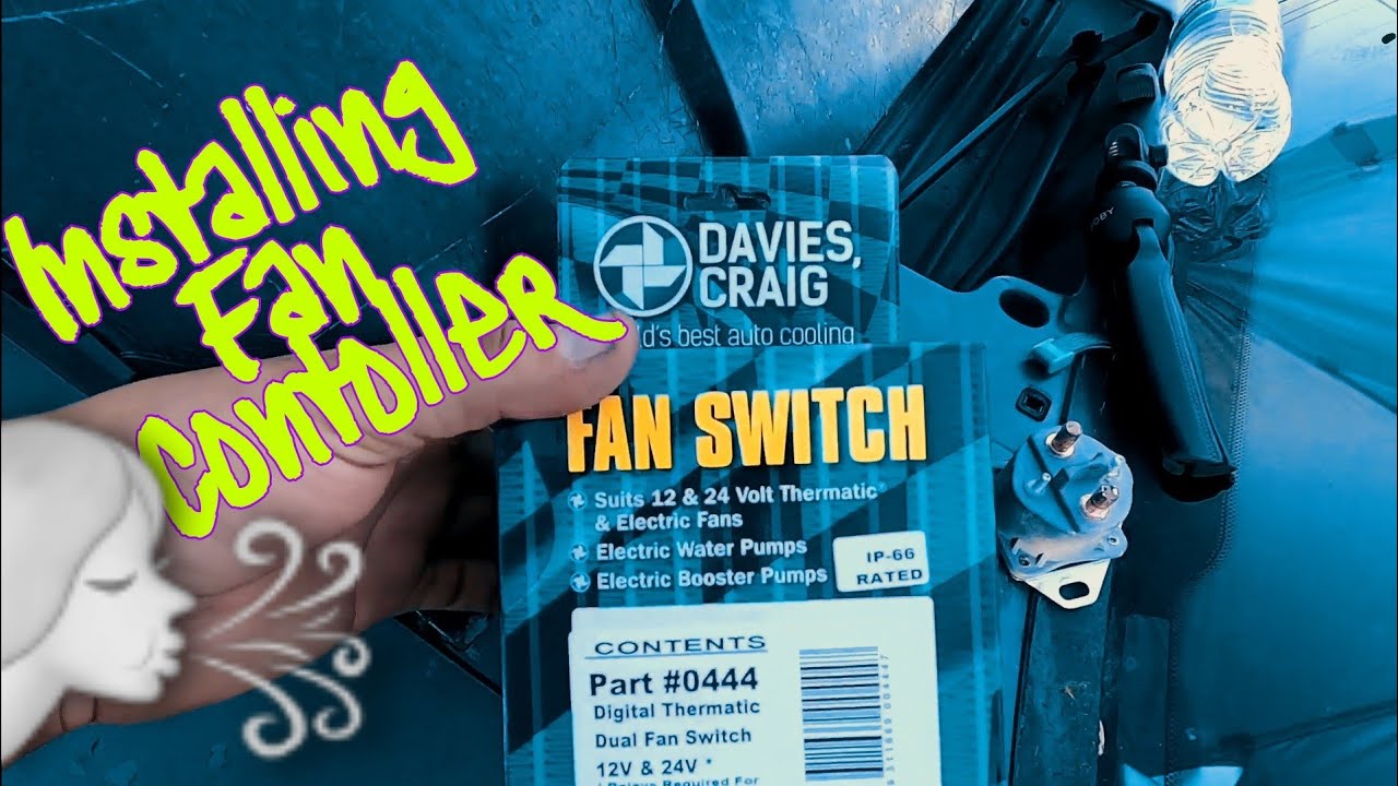 installing a fan controller - YouTube