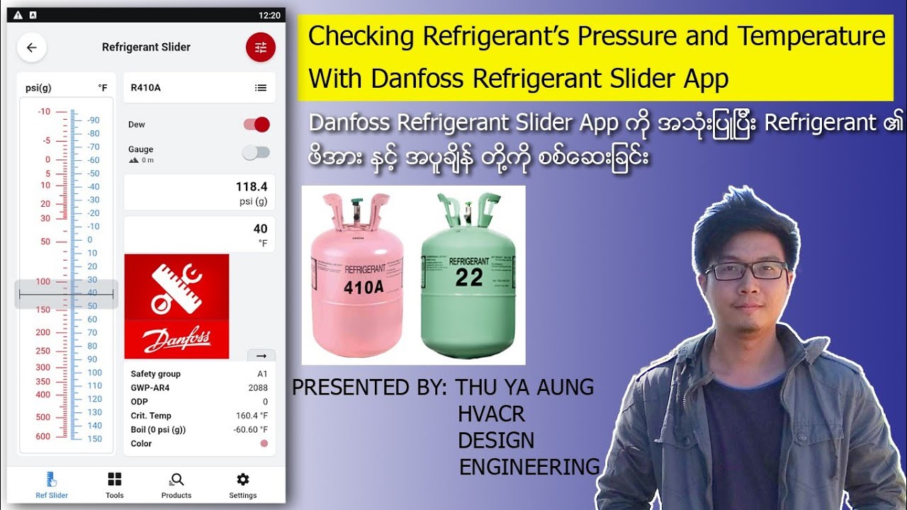 Checking Refrigerant's Pressure and Temperature With Danfoss ...