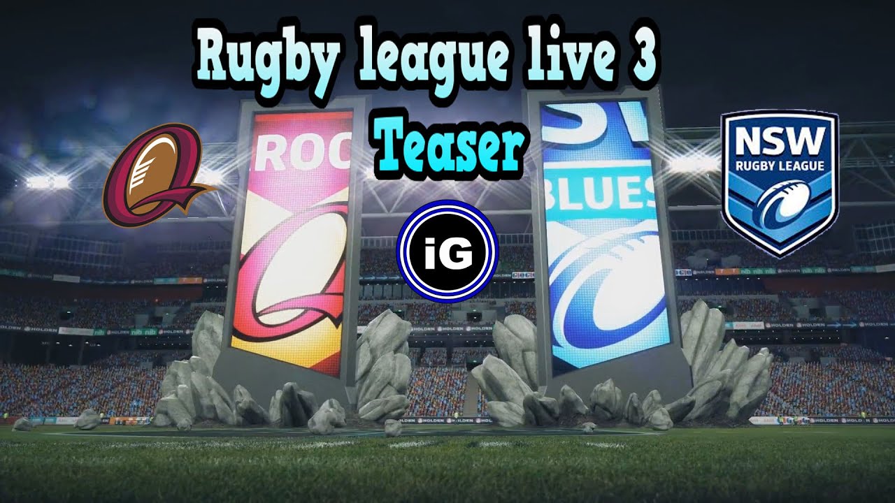 Rugby League Live 3 Official Teaser Trailer - YouTube