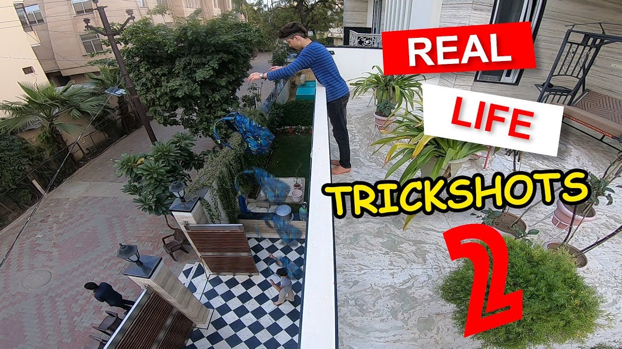 REAL LIFE TRICK SHOTS 2 | YOUR CRAZY BRO - YouTube