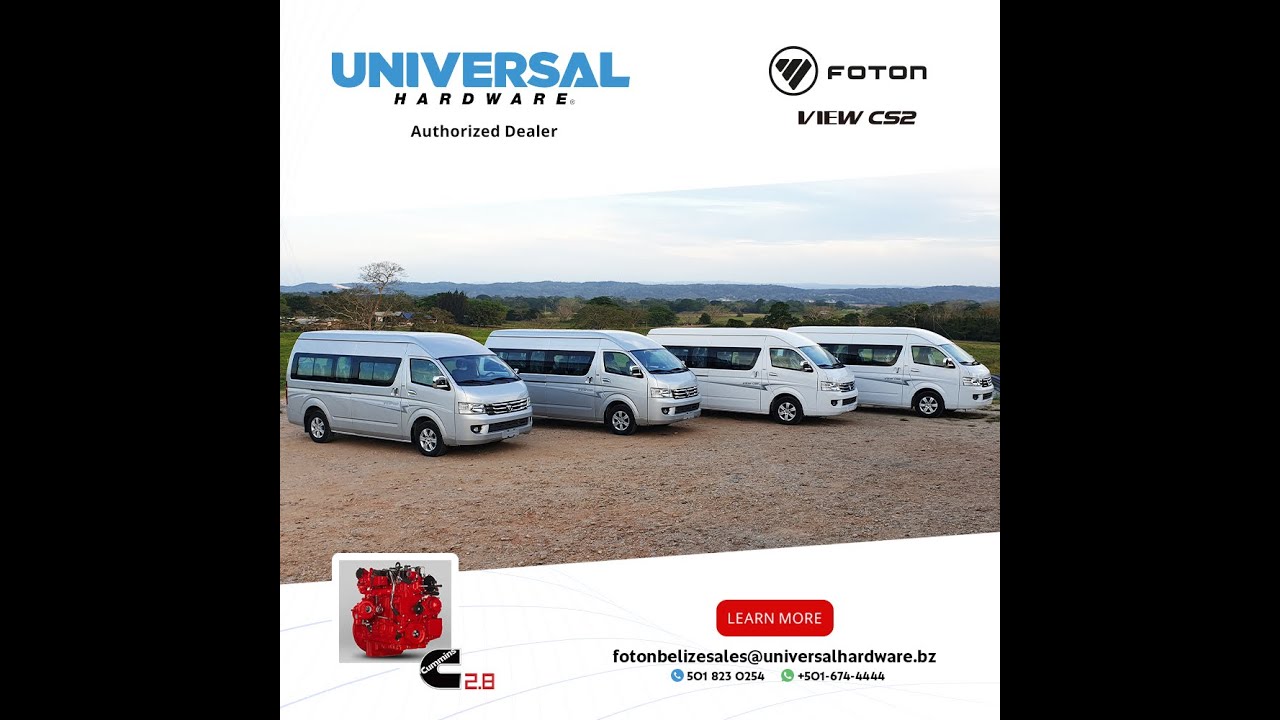 Foton View CS2 Passenger Van - YouTube