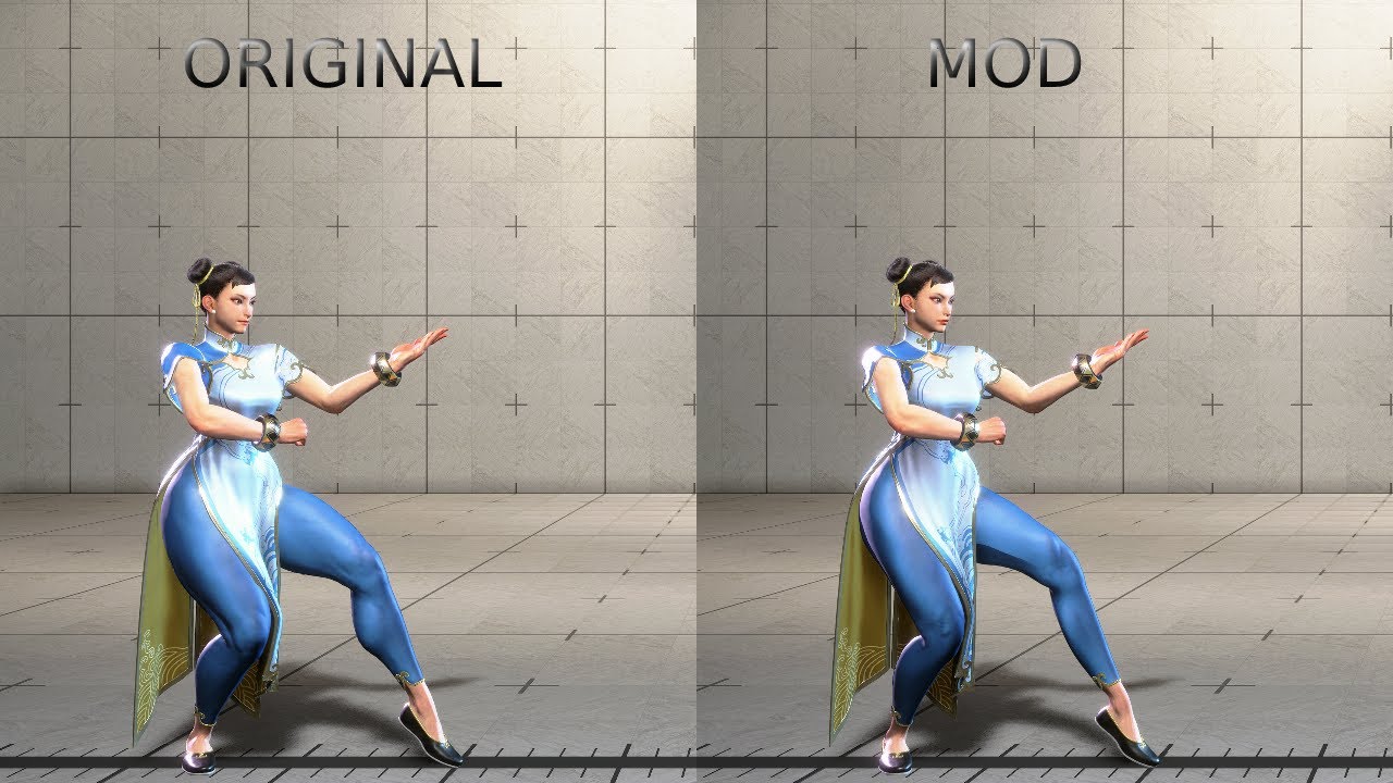 Street Fighter 6 Mods Showcase - Slimmer Chun-Li - YouTube