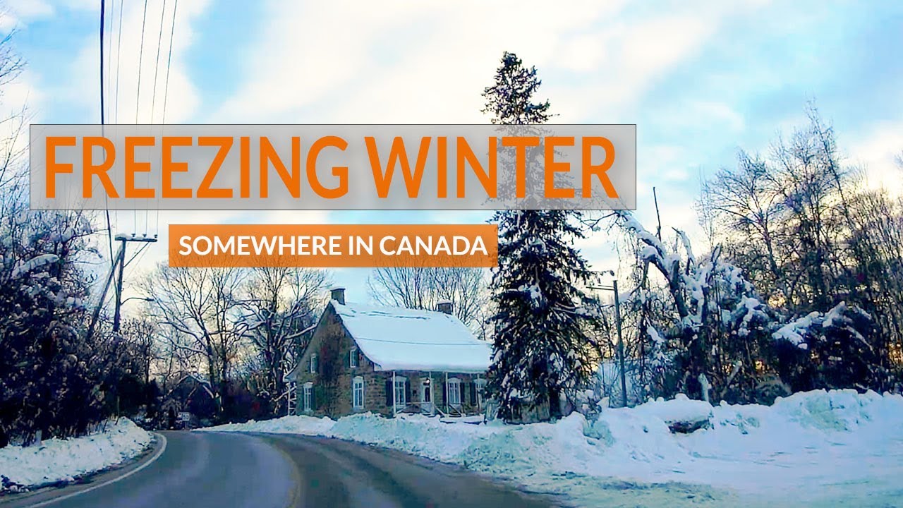 FREEZING WINTER IN CANADA | RELAXATION VIDEO | ASMR - YouTube